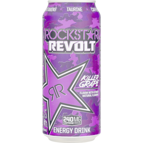 Rockstar Revolt Killer Grape 16oz Can – Town & Country Supermarket Liquors