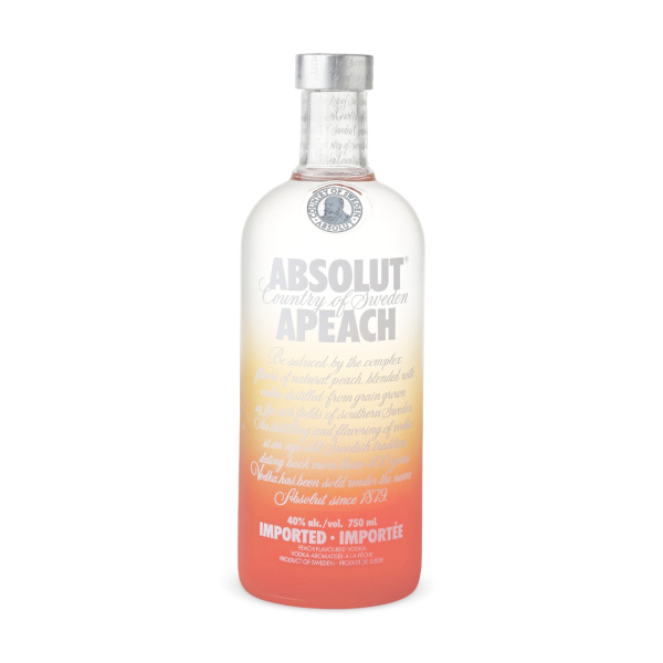 Absolut Peach Vodka – Town & Country Supermarket Liquors